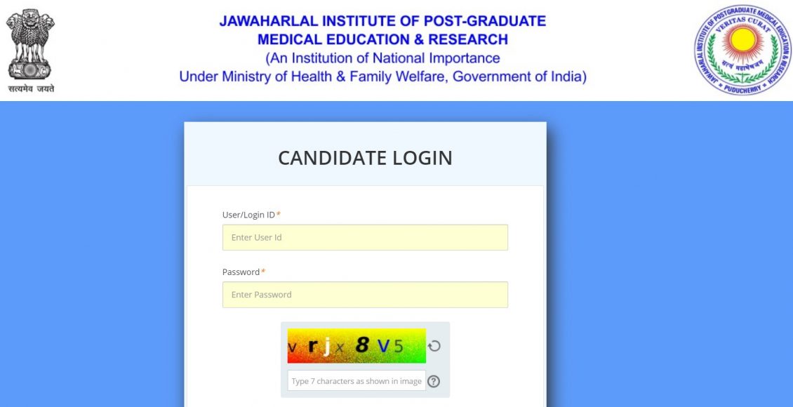 JIPMER Group B & C Various Post Admit Card 2022 – msgjob.in